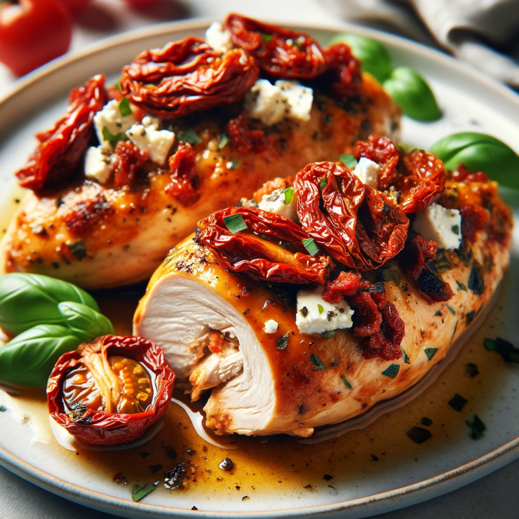 Sun-Dried Tomato and Feta Stuffed Chicken - Prime Health Daily