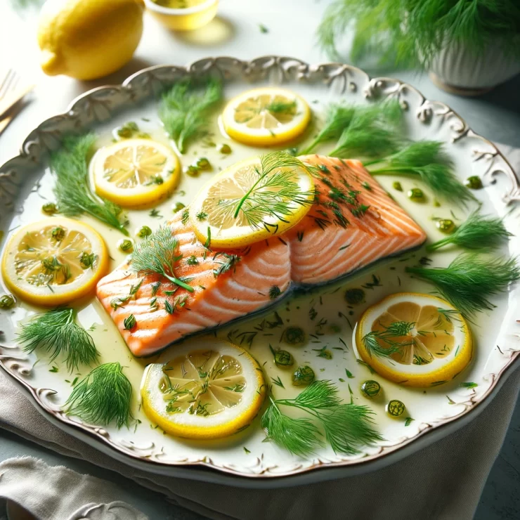 Lemon Herb Poached Salmon - Prime Health Daily